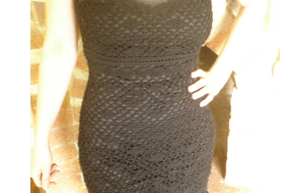 How To Wear Black Crochet Dress at Julie Farrell blog