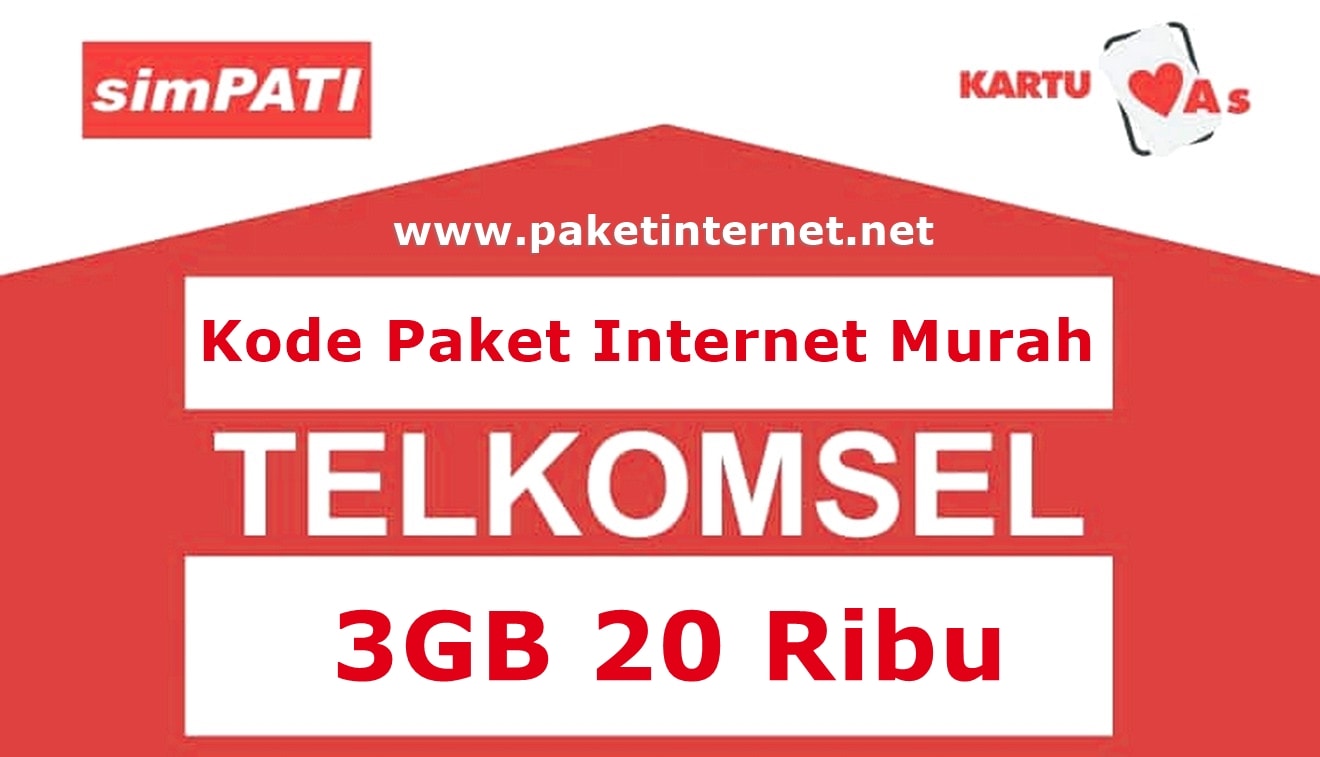Cara Beli Paket Internet Telkomsel 3GB 20 Ribu (Work 100%) - Lagi Ajaib