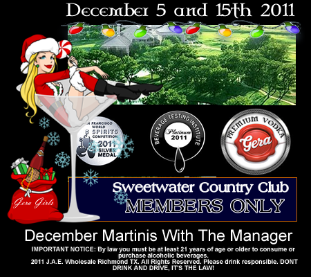 geravodkahouston: Gera Vodka Tastings