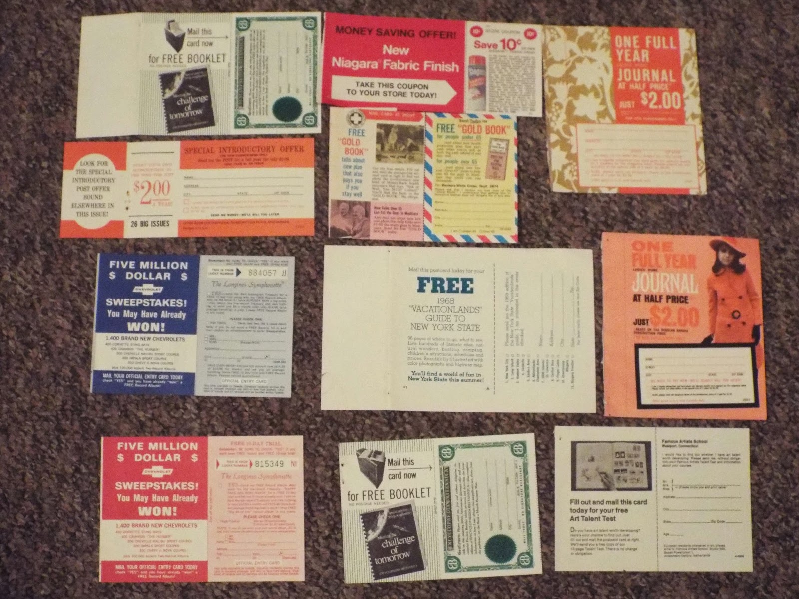 Vintage Magazine Ads: Vintage Postcards