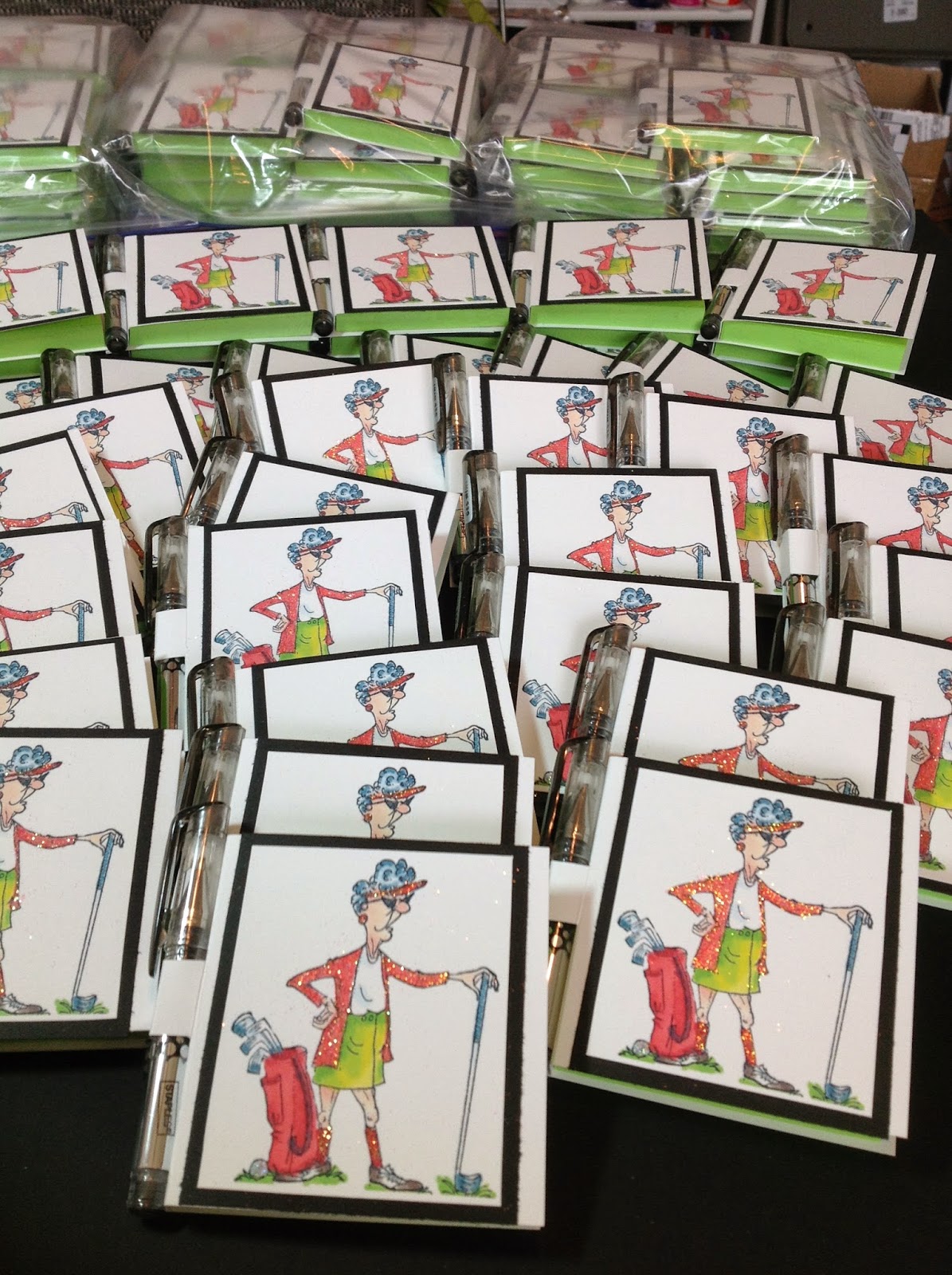 Rubber Room Antics: Golf Note Pads