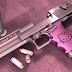 Desktop Wallpaper: Hellokitty Funny Pink Desert Eagle Gun and Bullets