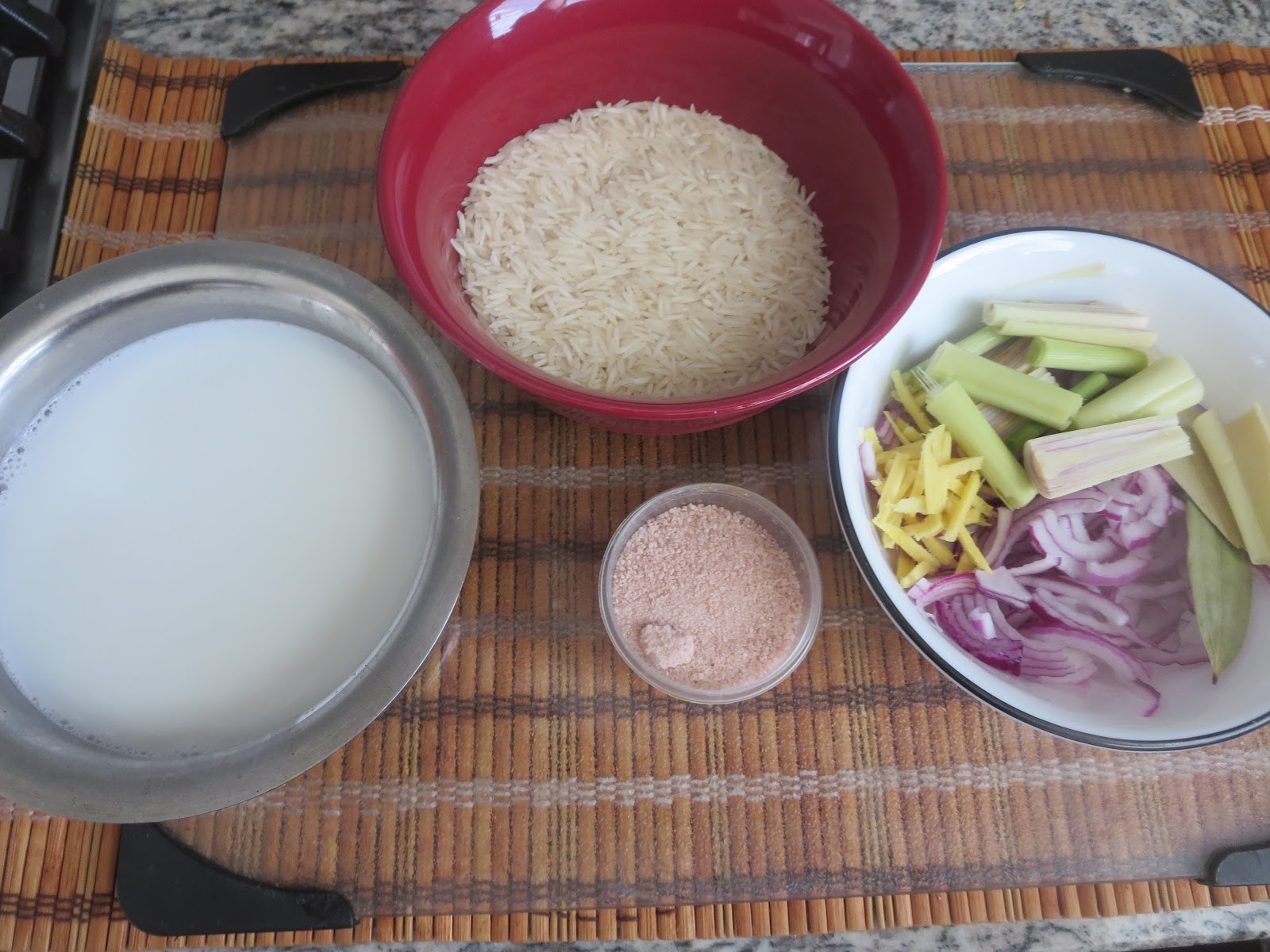 Instant Pot Nasi lemak (Malaysian Rice)