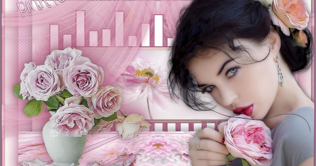 PSP imagens e cores: Yvonne's - Pink Roses