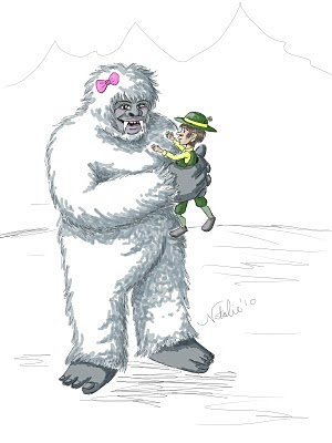 I Loved the Yeti: Female Yeti and Leprechaun