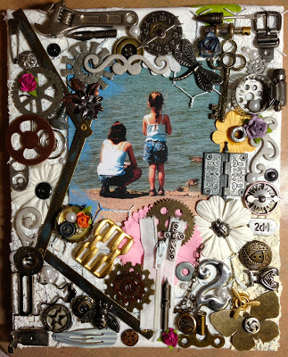 Claudine's Art Corner: My First Canvas EVER!!!!