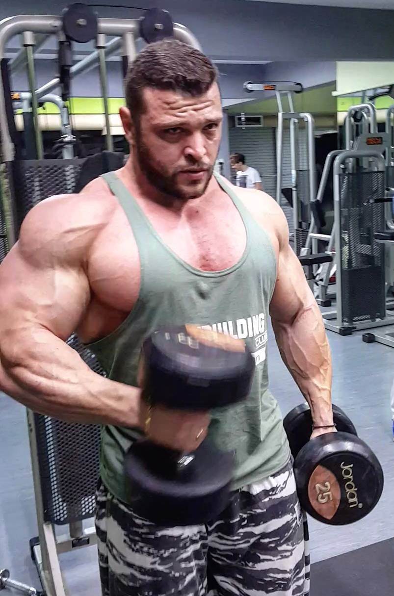 Bodybuilder Muscle Worship: George Retsinas Greek Bodybuilder