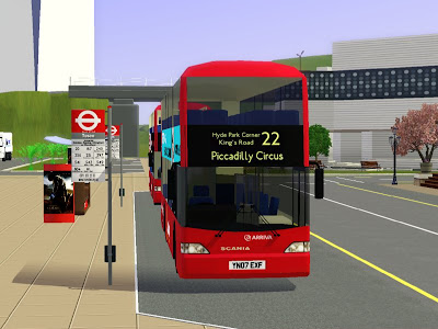 Simming in Magnificent Style: London bus route 22
