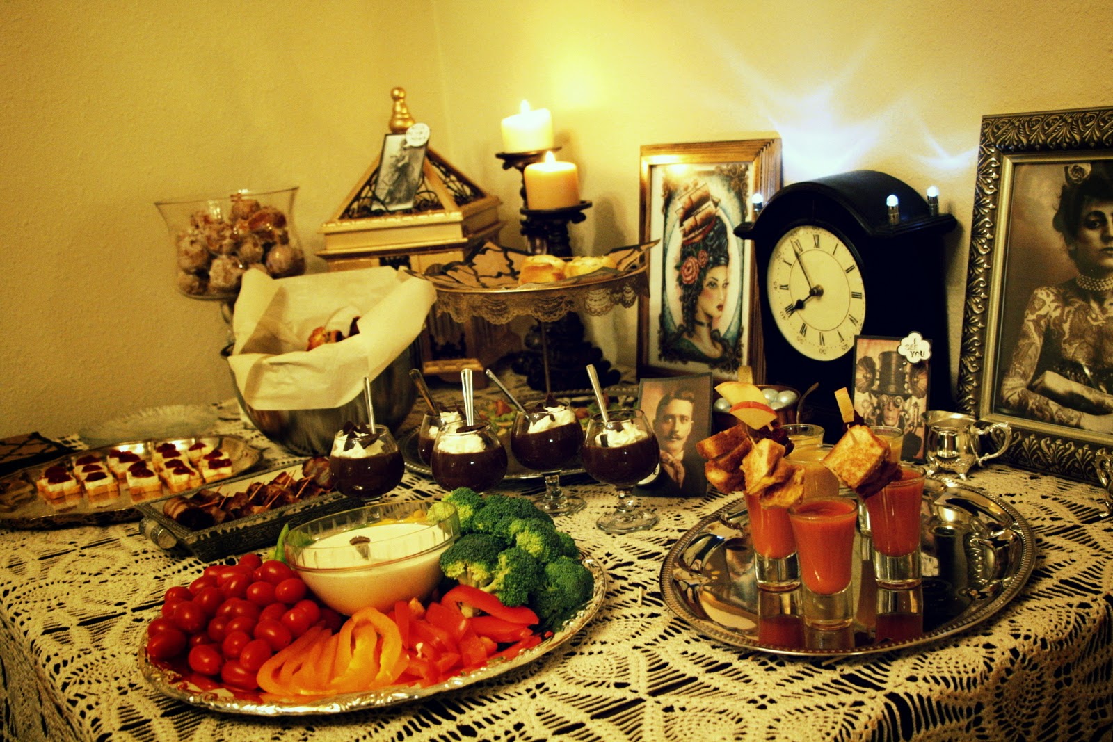 The Peacock Pearl: Steampunk Shower: Set-up and Party