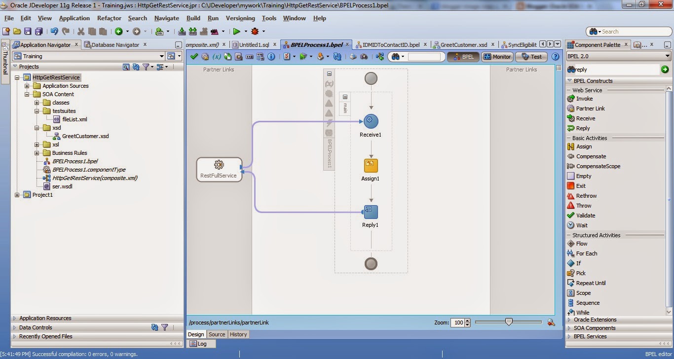 Oracle Soa Middleware Fusion Oracle Soa Bpel Solution For No Start Activity