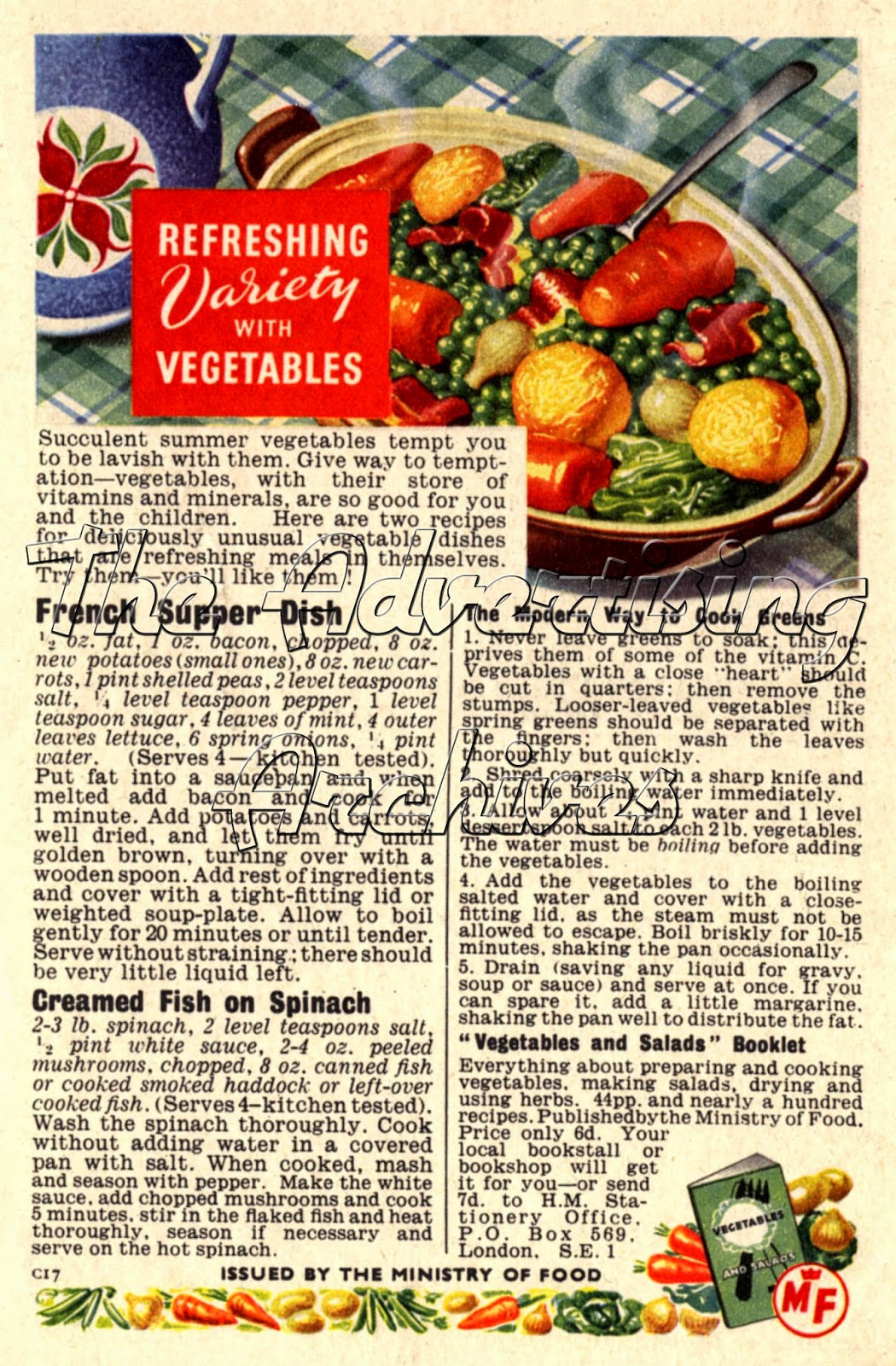 The Advertising Archives: 1940s Culinary Delights
