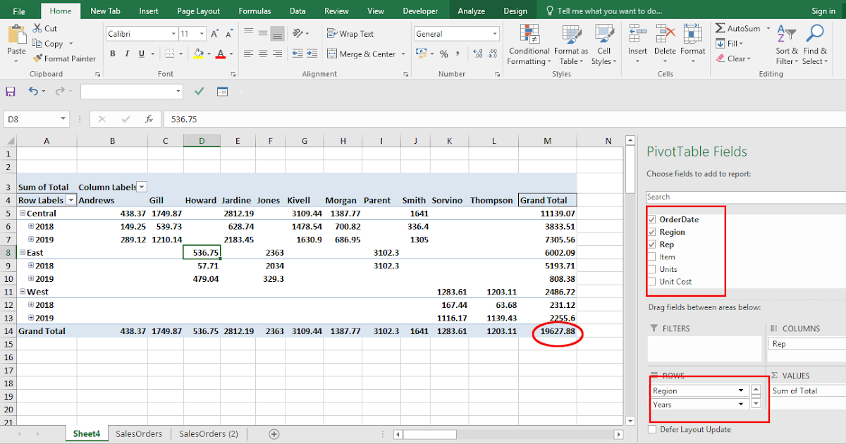excelintoexcel: Pivot Table | Chapter 2| Modifying pivot table