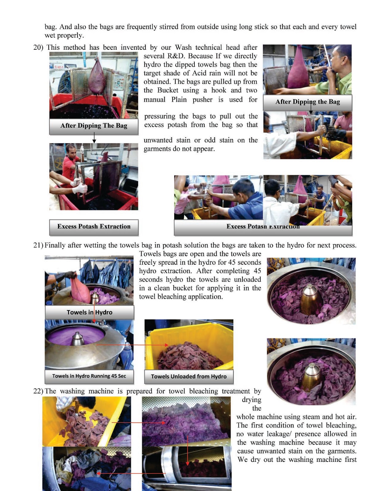 Denim Wash: Acid Rain/ Acid Wash/ Towel Wash on Denim garments ...