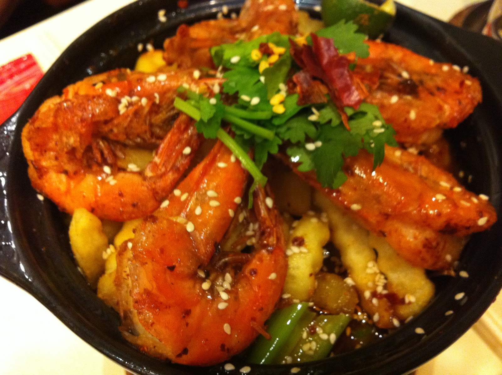 Street Food Warms Your Heart: Scandalously Spicy Shrimp - Chicken Hot ...