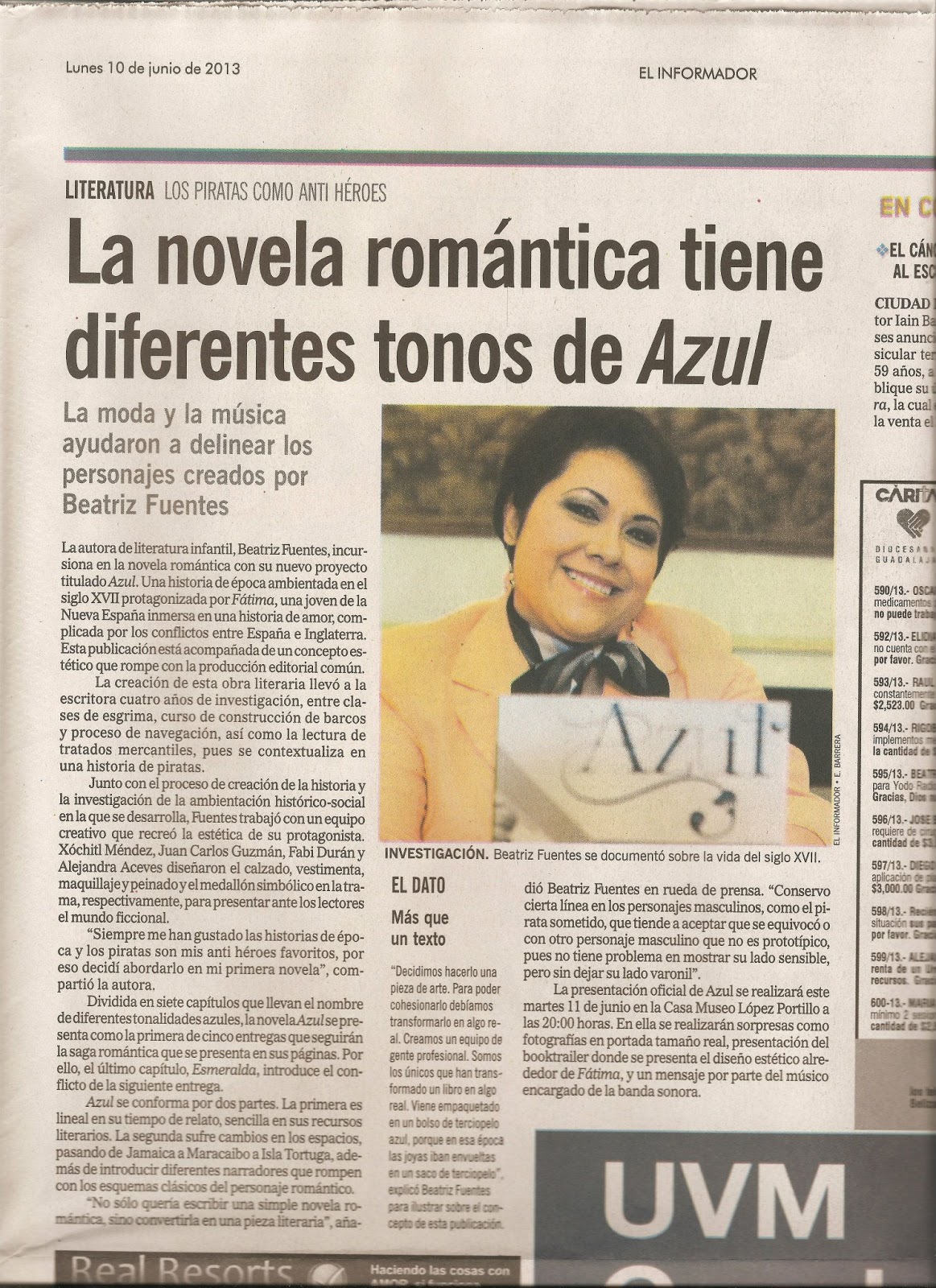 Locas del romance: BIOGRAFIA Y BIBLIOGRAFIA DE BEATRIZ FUENTES