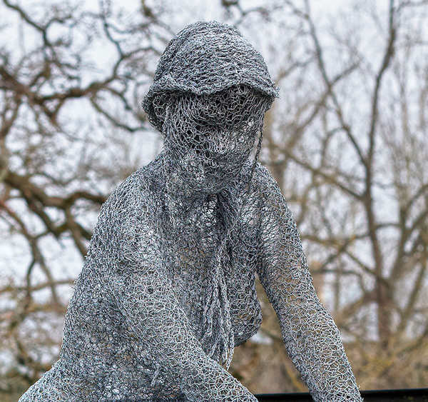 Esculturas de Alambre por Derek Kinzett - Portal ¿Que Pasa?