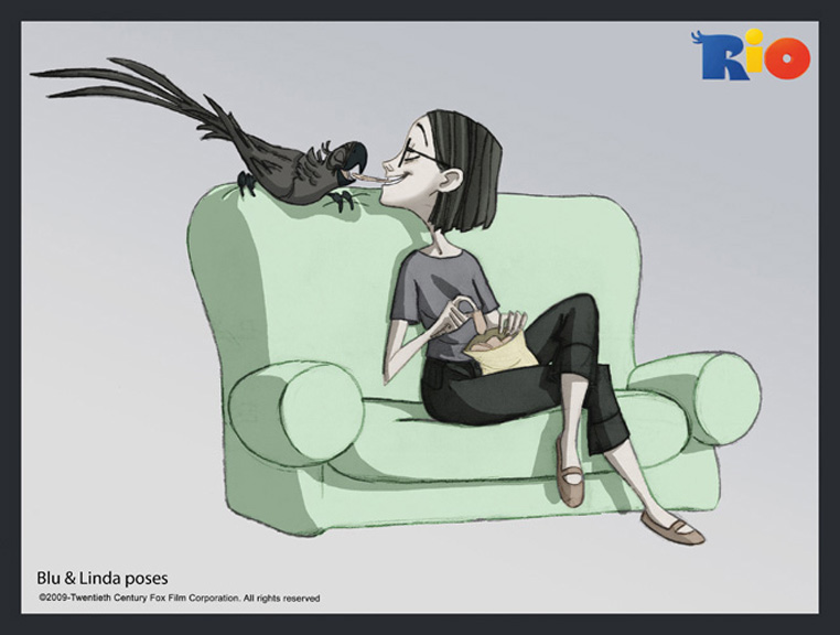 Living Lines Library: Rio (2011) - Character Design