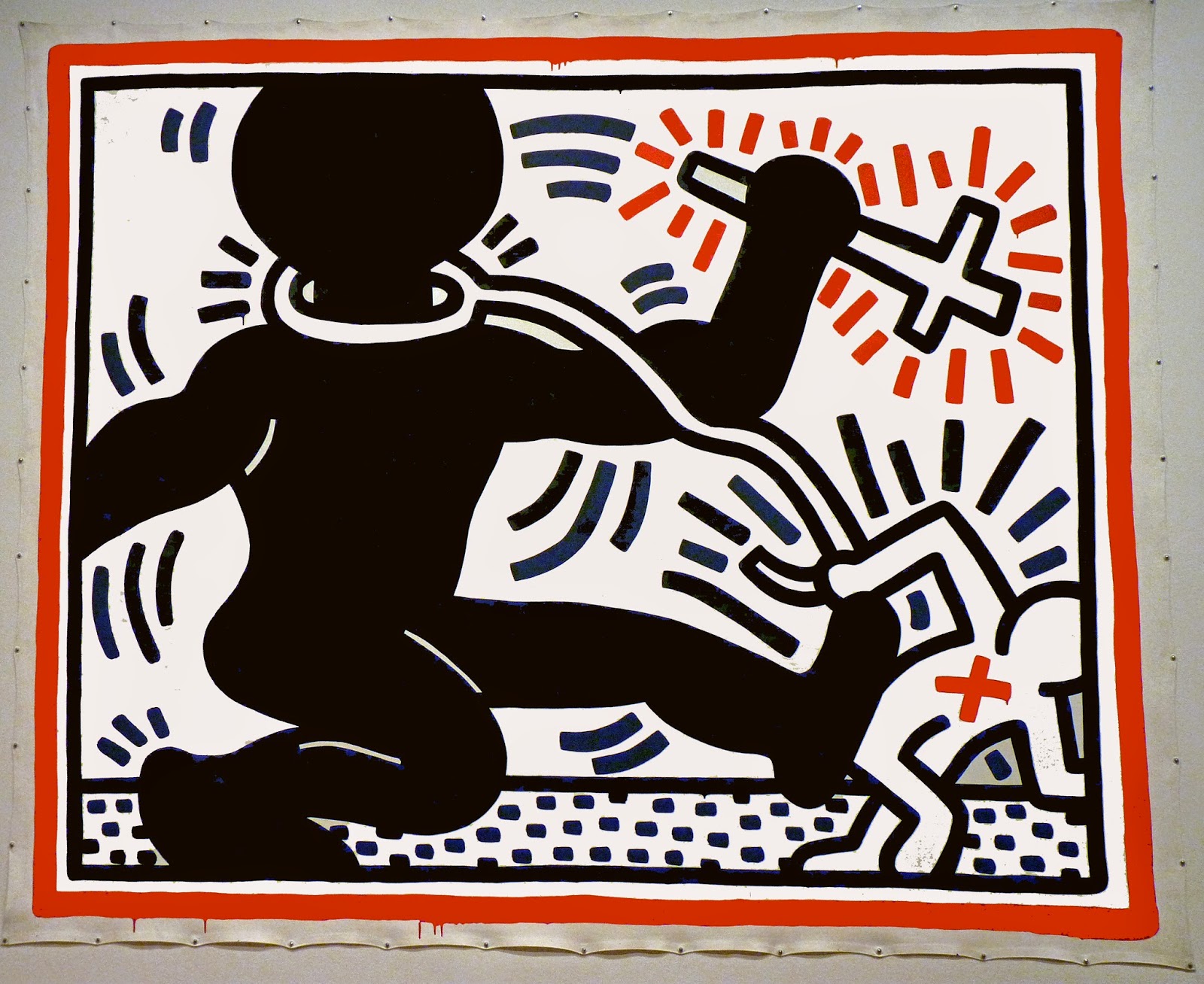 The Blue Elephant: Some Images from the Keith Haring Exhibit at the ...