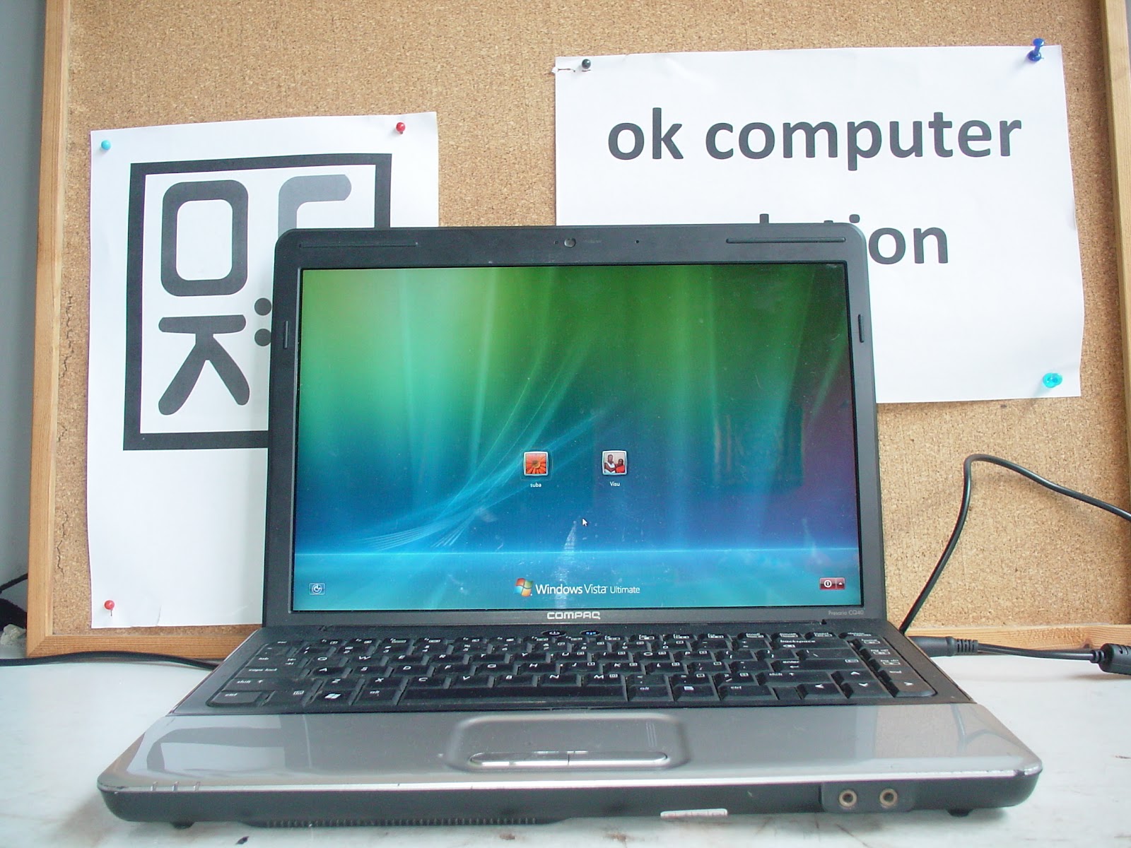 VIDEO REPAIR MOTHERBOARD LAPTOP COMPAQ PRESARIO CQ40