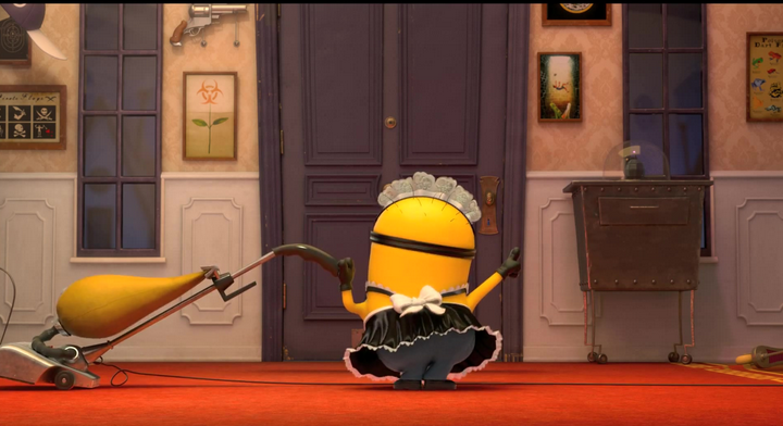 Minion - Miniones - Imagenes - Frases: minion limpiando