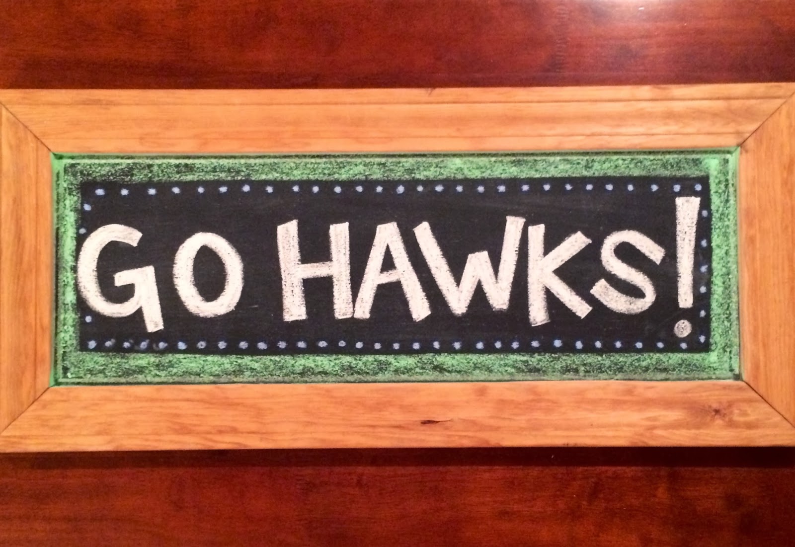 THE YELLOW DOOR: Go Hawks!