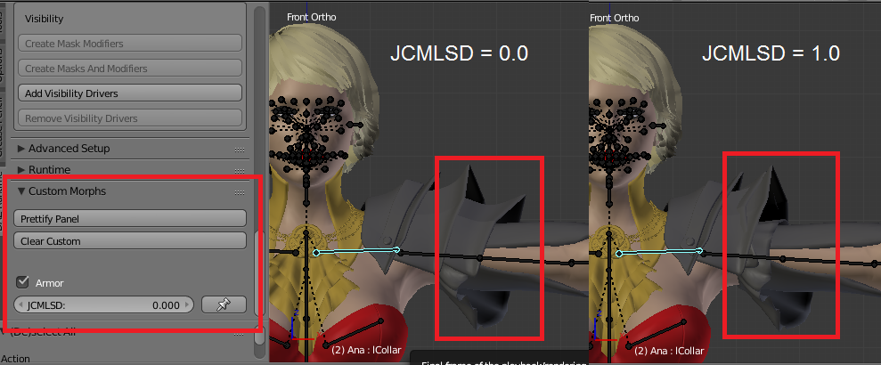 Diffeomorphic: Export a character from DAZ to Blender