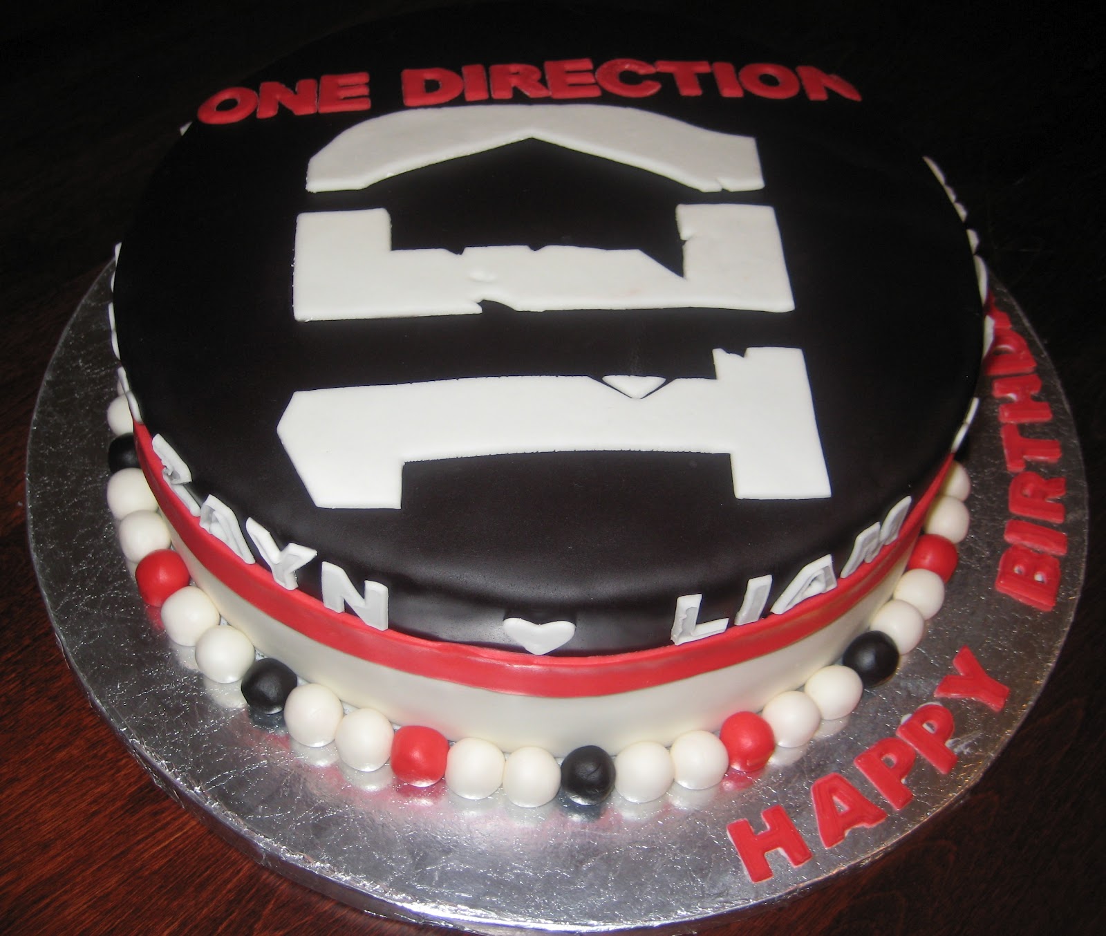 AllTieredUp Cakes: One Direction Cake