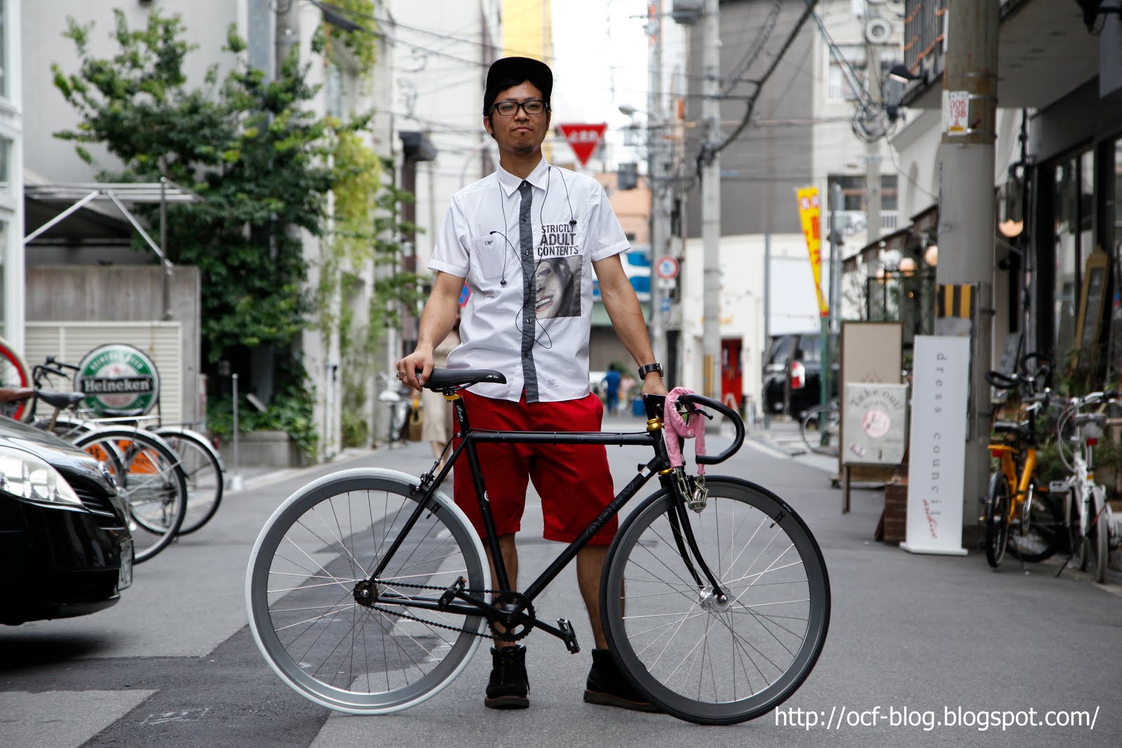 OCEAN CYCLE FACTORY: 本日のカスタム FUJI×OBEY