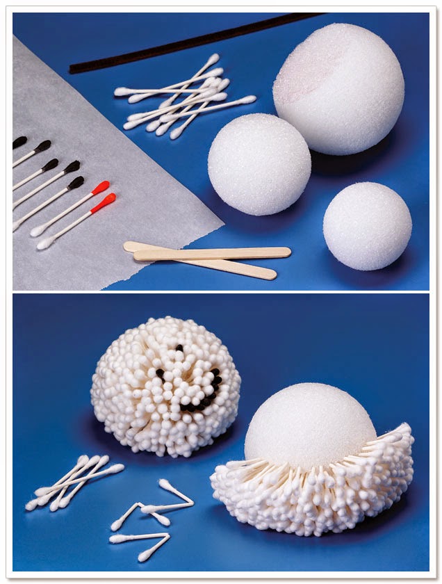 Jocuri pentru copii mari şi mici: Oameni de zapada - Crafturi de iarna