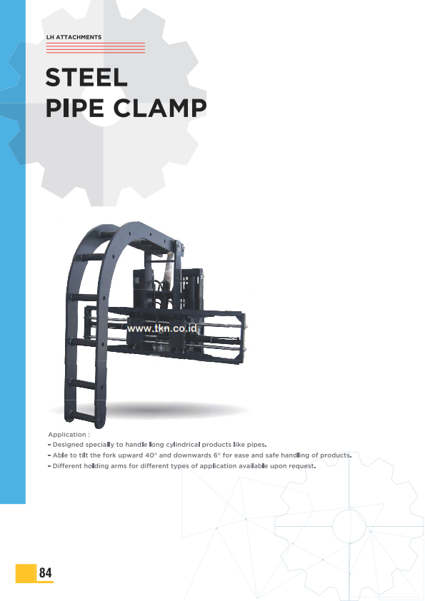 Steel Pipe clamp ~ FORKLIFT ATTCHMENT