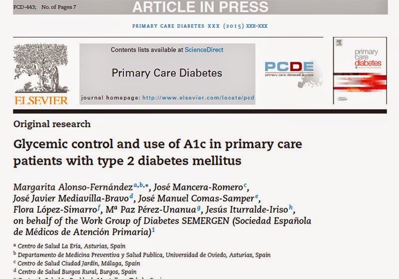 Control metabólico de los pacientes con diabetes tipo 2 en España ...