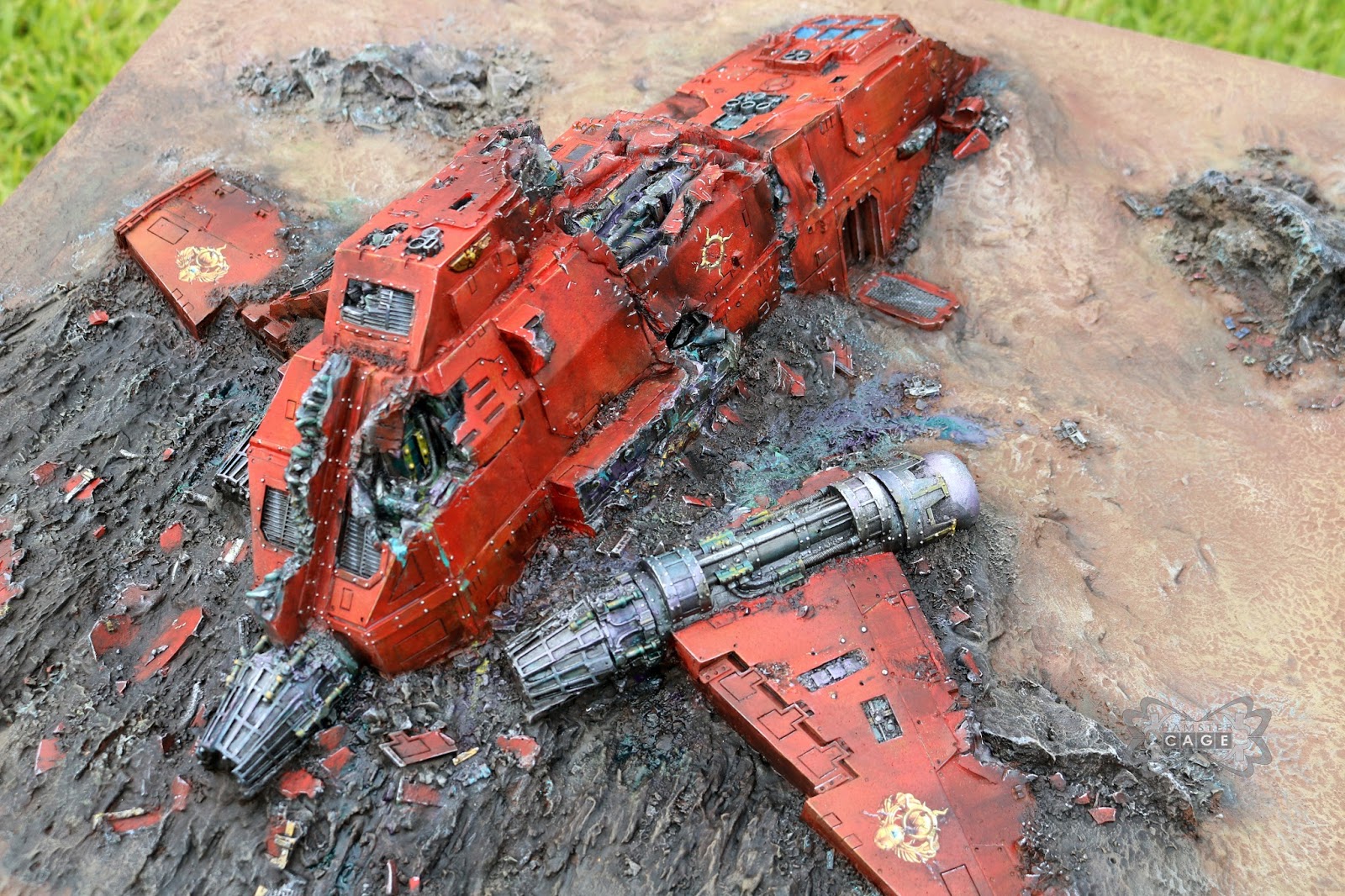 Hamster Cage Studio: Crashed Thunderhawk & Prefab Battle Fortress for ...