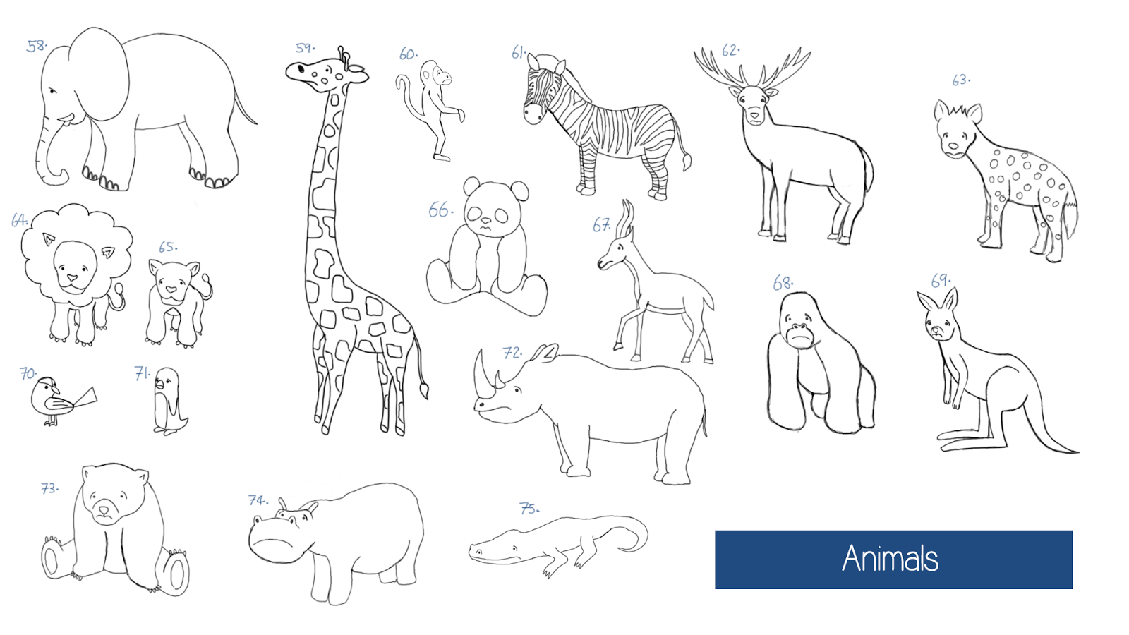 Charlie Serafini's Art Blog: From Script To Screen - Animal Thumbnails