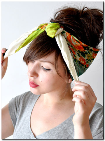 Kanubeea Hair Clip: Tutorial Menggunakan Head Scarf Atau Syal Pada Rambut