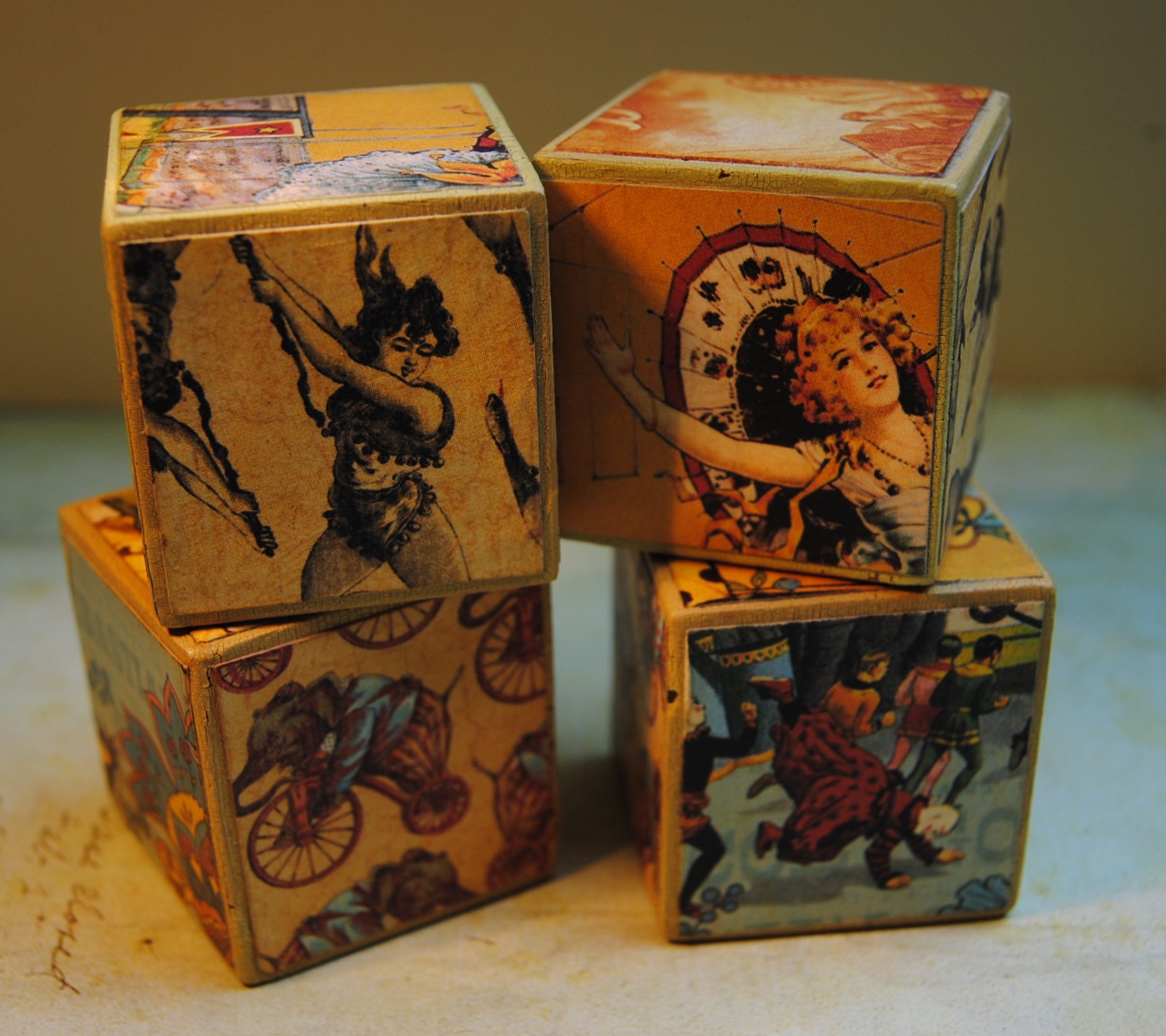 Paperwishesbyamanda: Circus Art Blocks