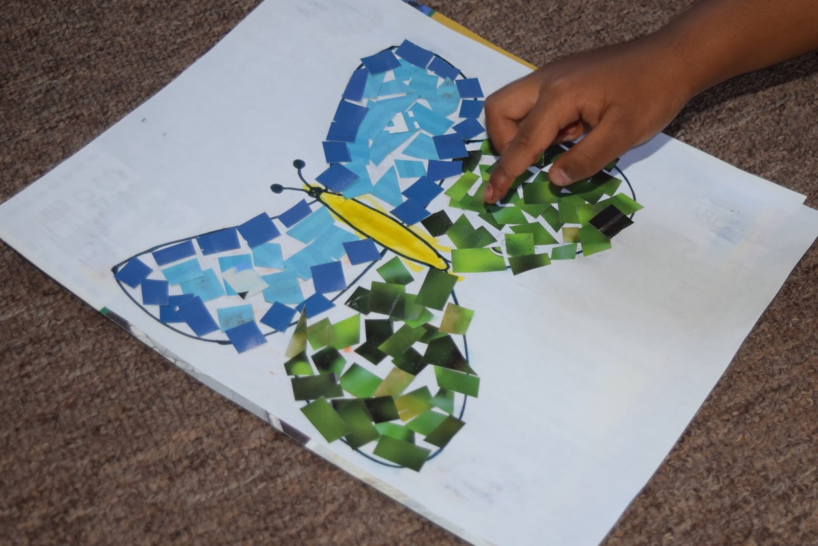 Sindhu's cocoon: Butterfly Collage