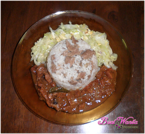 Resepi Mudah Nasi Daging Dan Daging Berempah - Buat Wanita