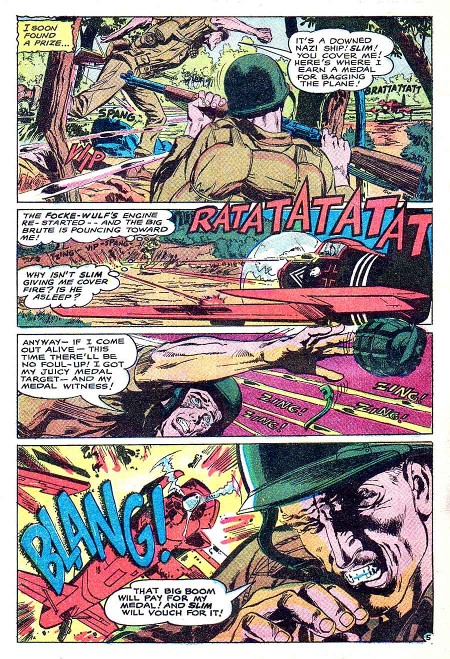 Our Army At War #186 - Neal Adams art, Joe Kubert cover & reprint ...