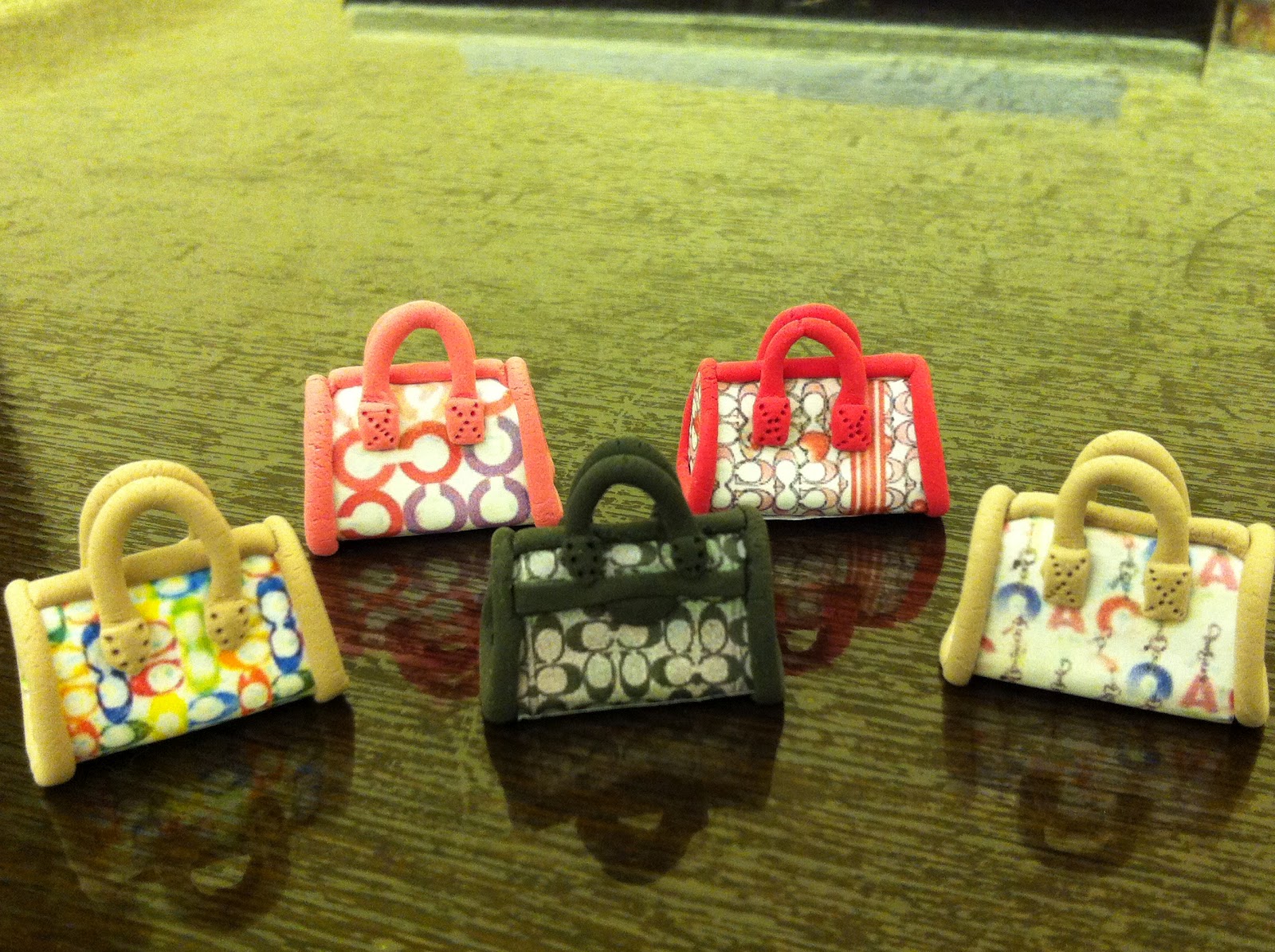 My Paper Clay Projects: Designer Handbags (Part 4)