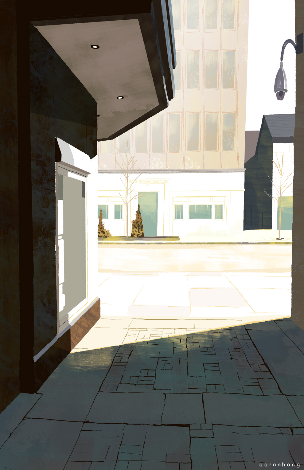Art of Aaron Hong: Walking Around Waiting Downtown