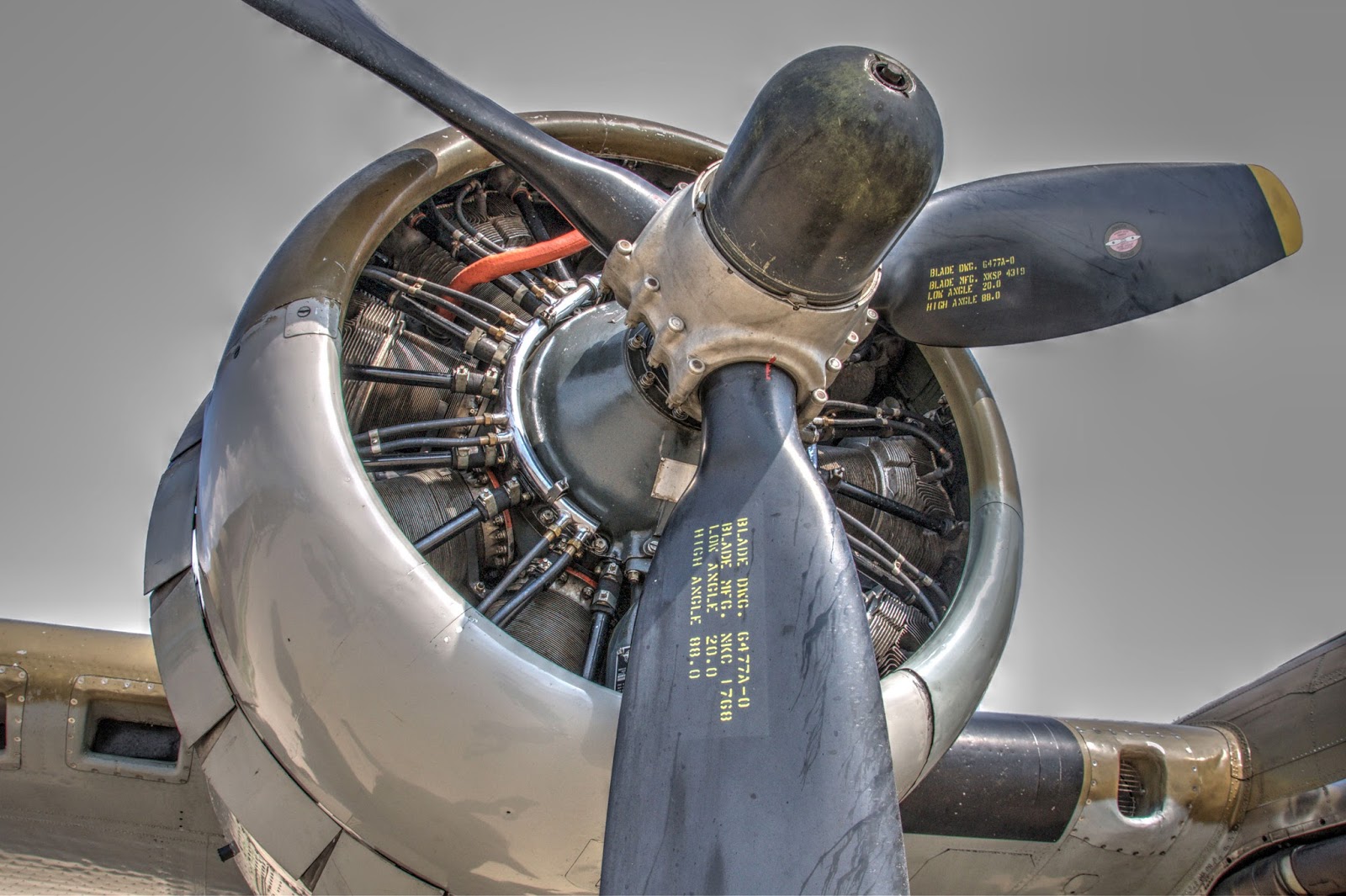 Kurt Pankopf Photography: B-17 Engine (Workflow from Here to There)