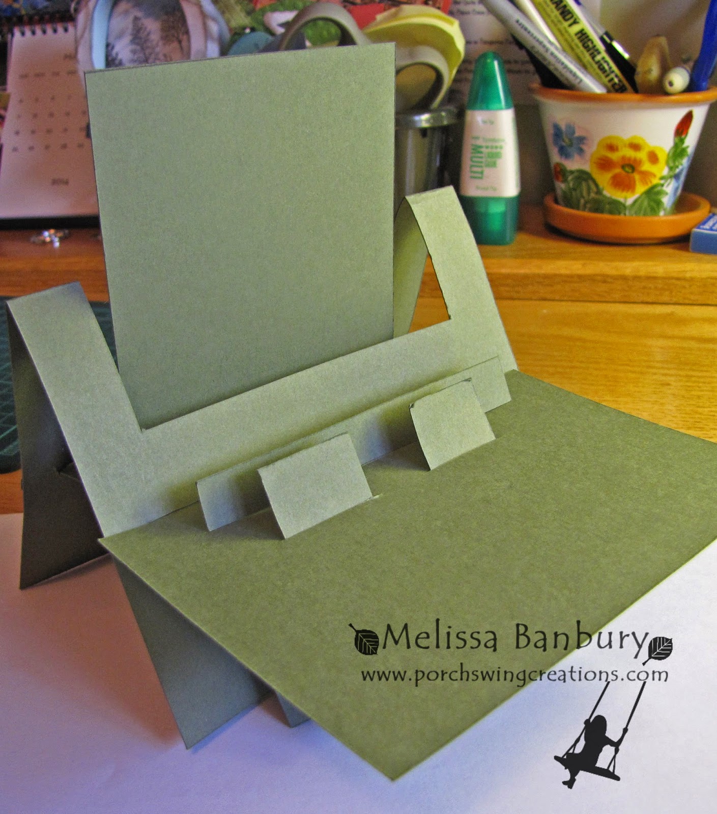 Porch Swing Creations: Fairy Dwelling Shelf Card Tutorial