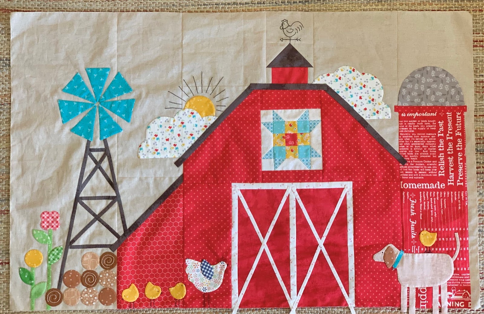 Bee In My Bonnet: Farm Sweet Farm Sew Along - Week Six - Barn and Silo ...