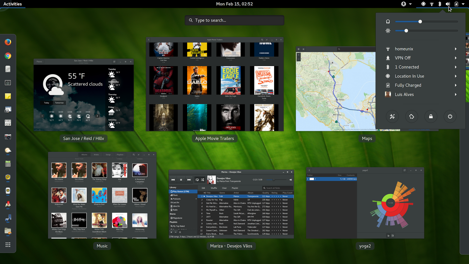 Ubuntu GNOME 16.04 running on Yoga Pro 2 with HiDPI and touch screen ...