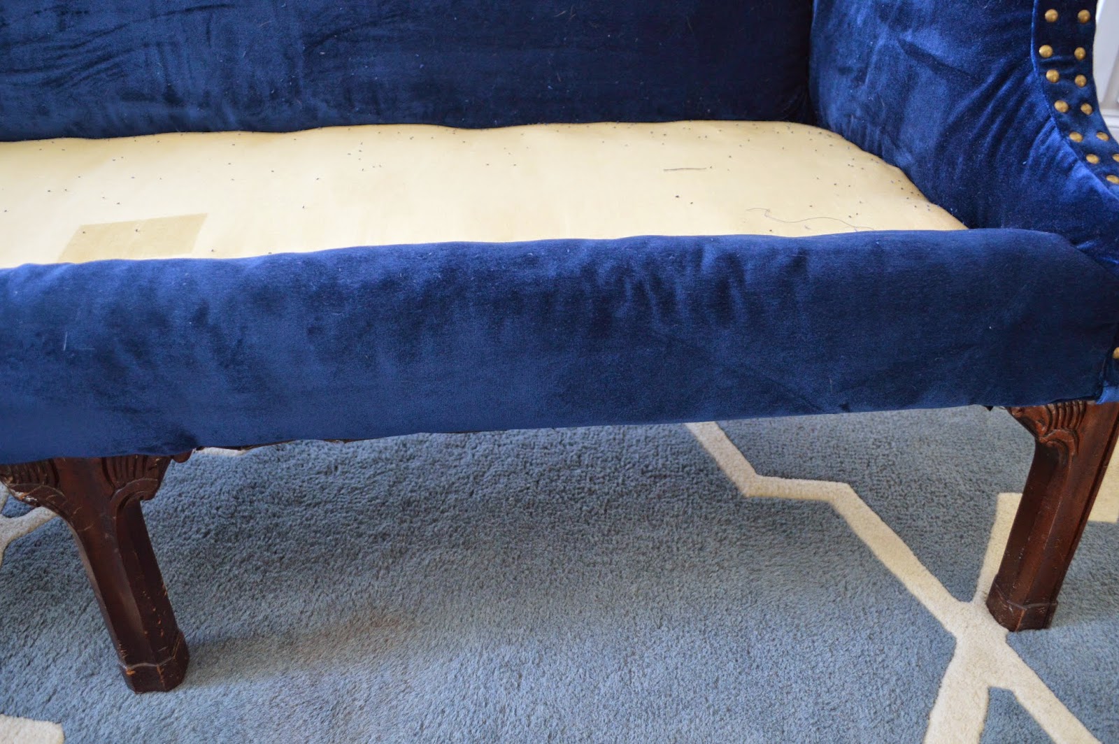 Right up my alley: The Courage To Reupholster A Sofa and (a Sort of) How To