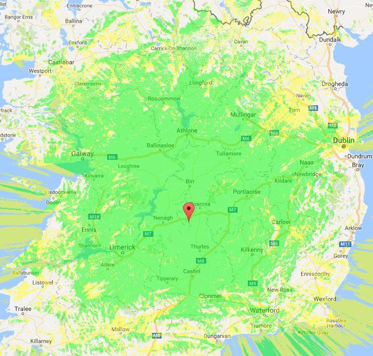 Southern Ireland Repeater Group: Coverage Maps