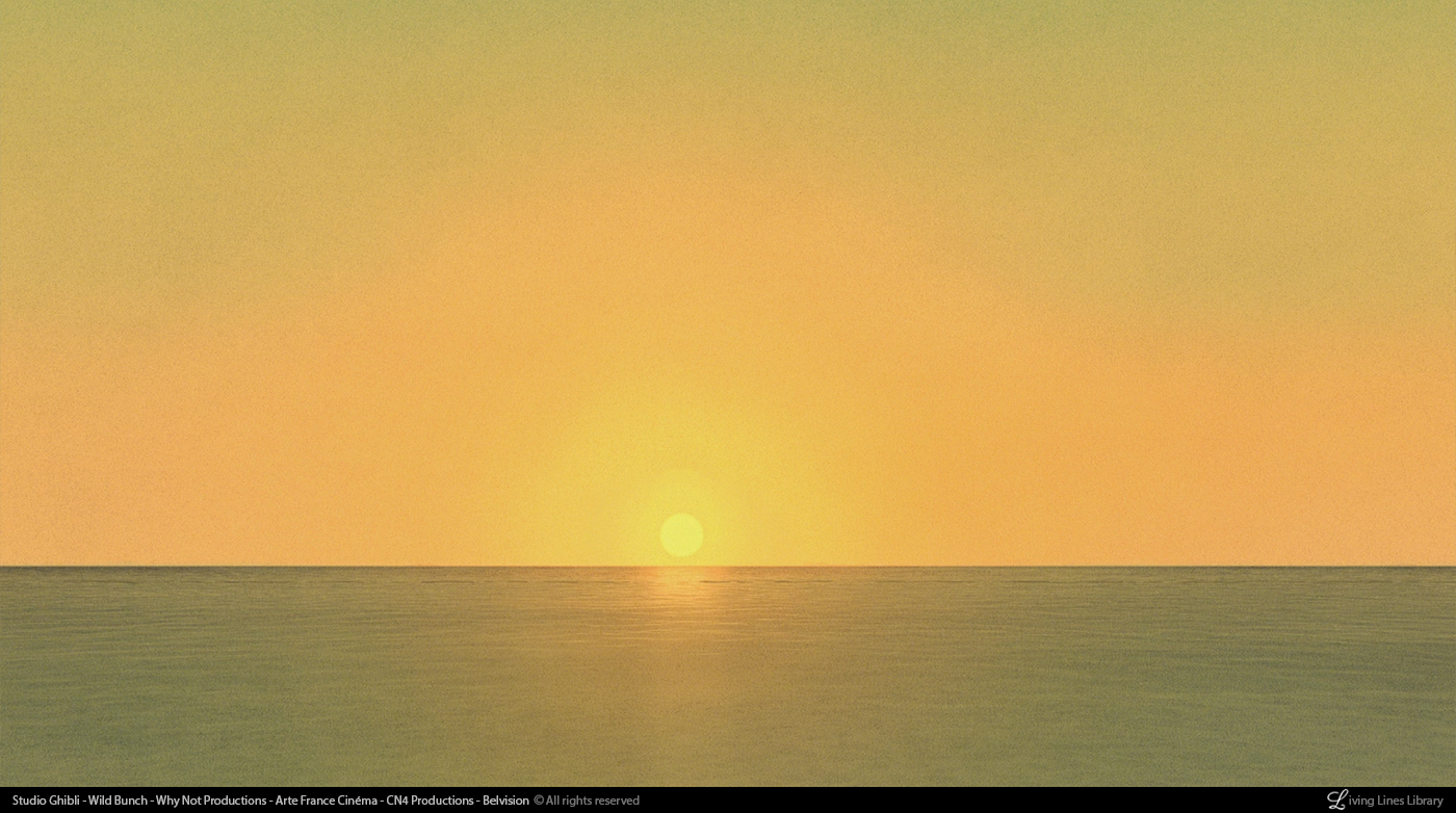 Living Lines Library: The Red Turtle (2016) - Backgrounds