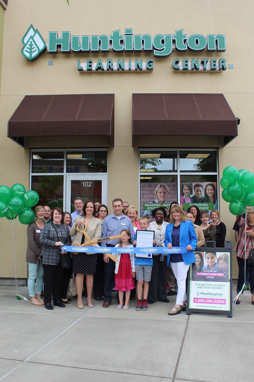Puyallup Sumner Chamber of Commerce: Huntington Learning Center Ribbon ...