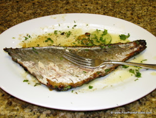 The Four Points Foodie: Grilled Redfish on the half shell