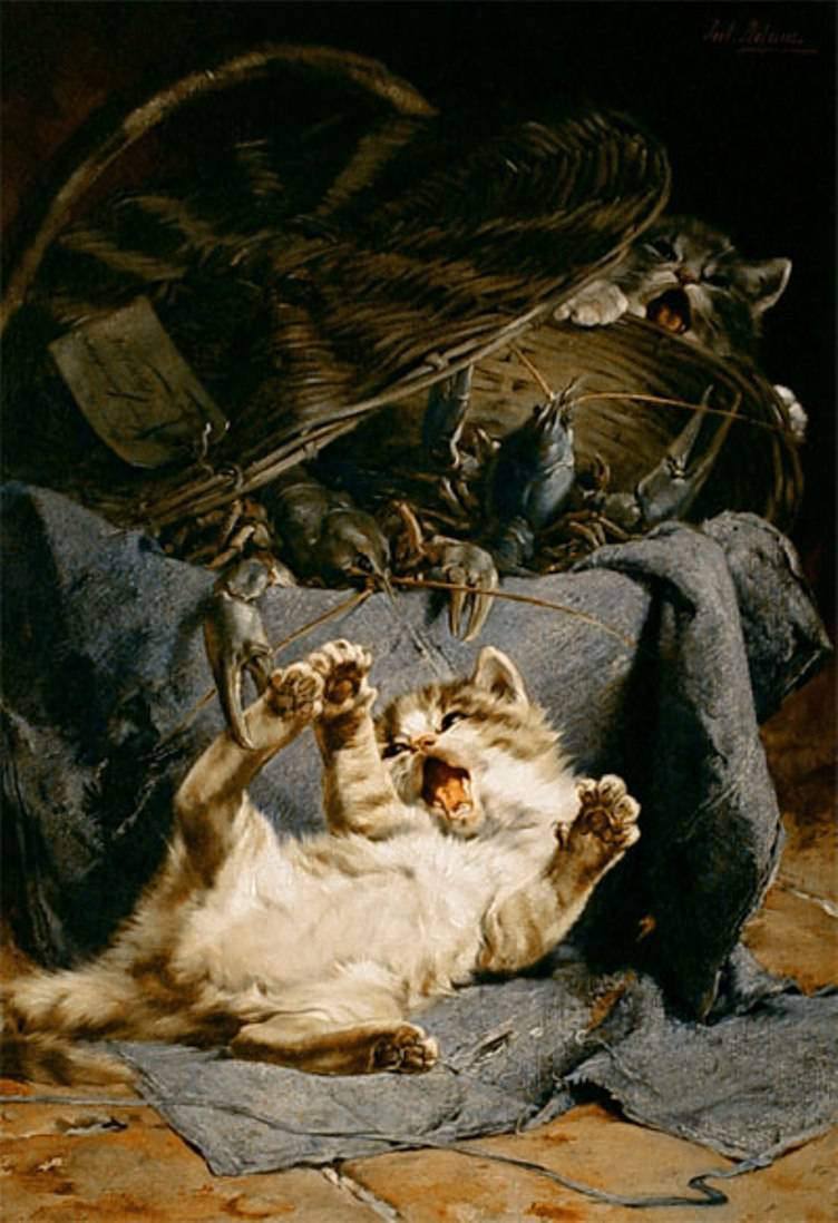 The Auction Augur: "Cats and Crayfish": Julius Adam?